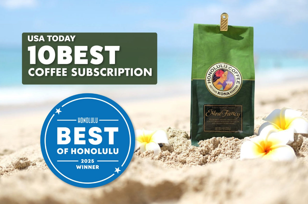 Honolulu Coffee Named Favorite Local Coffee Roaster & Top Coffee Subsc